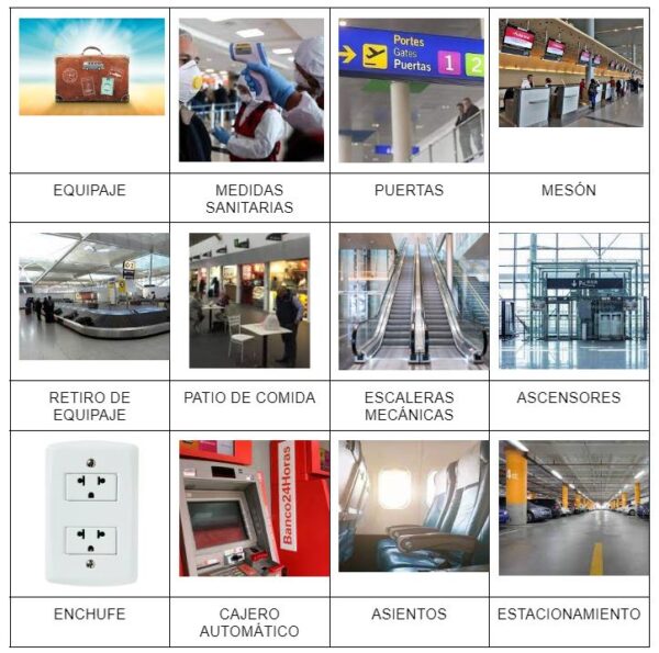 Vocabulario de aeropuerto